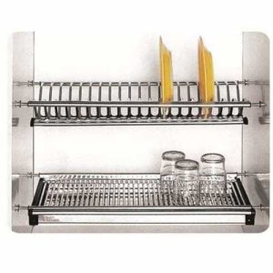 Durable Dish Rack With Drip Tray for Modern Kitchens